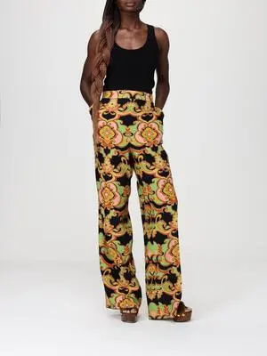 Etro Palazzo Trousers In Jersey With Ethnic Print