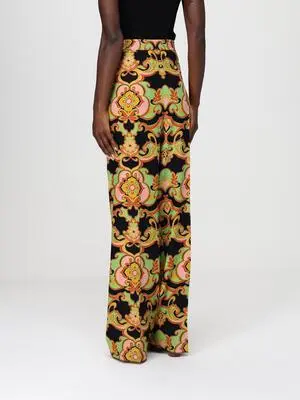 Etro Palazzo Trousers In Jersey With Ethnic Print
