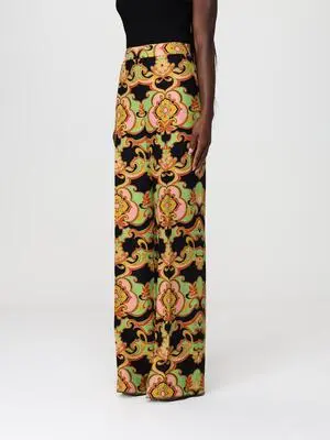 Etro Palazzo Trousers In Jersey With Ethnic Print