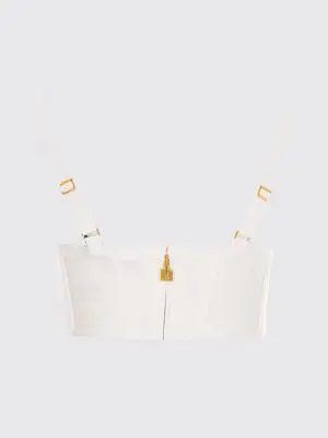 Elisabetta Franchi Stretch Viscose Cropped Top