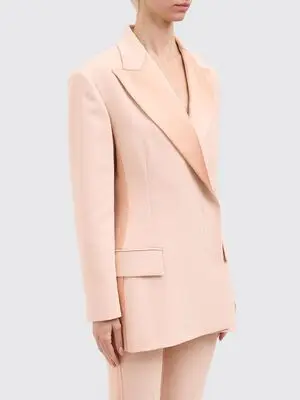 Elisabetta Franchi Double Breasted Polyester Blazer