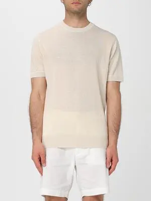 BOSS Short Sleeve Knit Jumper - White