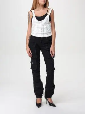 Attico Cargo Jeans - Black
