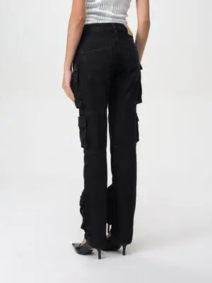 Attico Cargo Jeans - Black