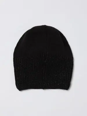 COLMAR Ribbed Beanie With Glitter Detail - Black