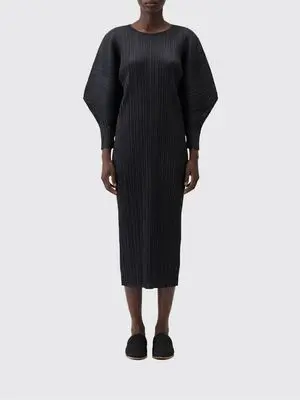 Issey Miyake Midi Crêpe Dress