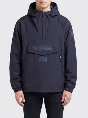 NAPAPIJRI Hooded Windbreaker Jacket - Blue