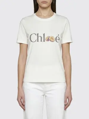 Chloé T-shirt Colour - White