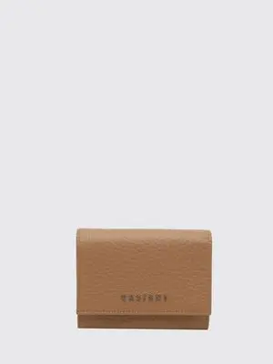 Orciani Hammered Leather Wallet - Brown
