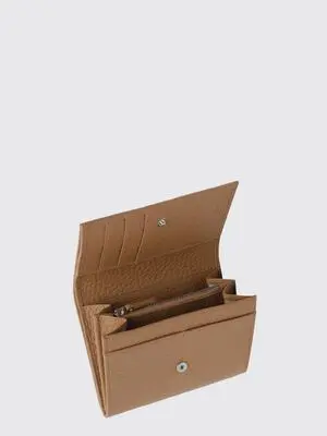 Orciani Hammered Leather Wallet - Brown