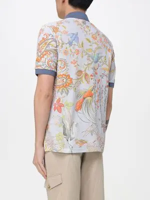 Etro Printed Cotton Polo Shirt
