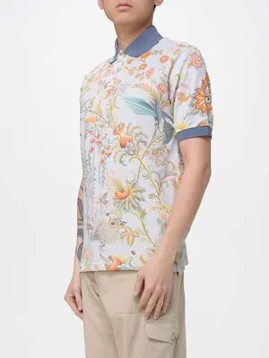 Etro Printed Cotton Polo Shirt