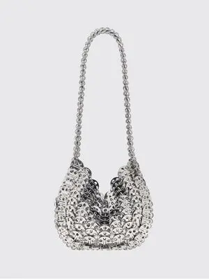 Rabanne Nano Metal Bag - Silver