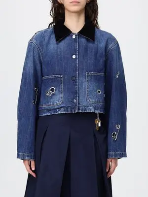 Marc Jacobs Cropped Jacket With Punk Embellishments