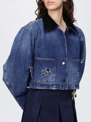 Marc Jacobs Cropped Jacket With Punk Embellishments