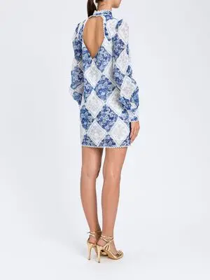 TWINSET Floral Raffia Dress