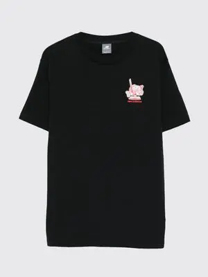 NEW BALANCE Printed Cotton T-shirt - Black
