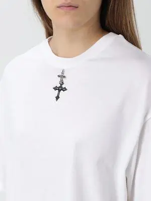 CHIARA FERRAGNI T-shirt With Embellishment - White
