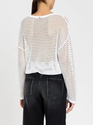 TWINSET Mesh Top With Logo