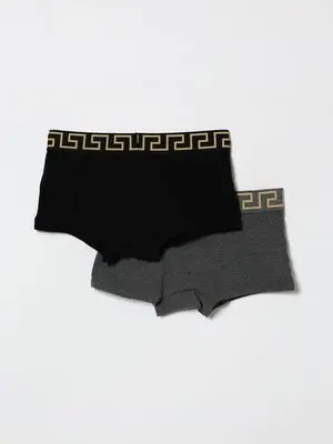 Versace Set Of 2 Stretch Cotton Briefs - Black