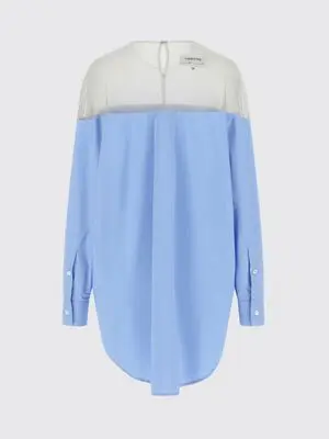 MAISON MARGIELA Sheer Panel Cotton Shirt