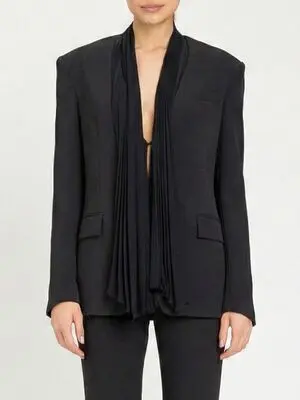 TWINSET Crêpe Single-breasted Blazer - Black