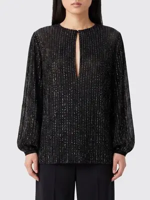 Missoni Sequined Lurex Jersey Blouse - Black