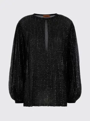 Missoni Sequined Lurex Jersey Blouse - Black