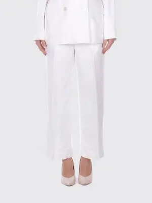 Ralph Lauren Cropped Linen Pants - White