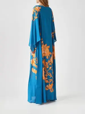 Etro Printed Viscose Long Dress