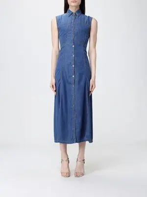 SIMONA CORSELLINI Chemisier Dress - Denim