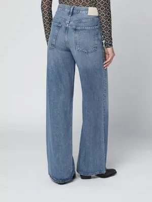 Citizens Of Humanity Cotton Wide-leg Jeans - Denim