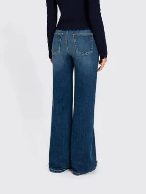 TWINSET Stretch Wide Leg Jeans