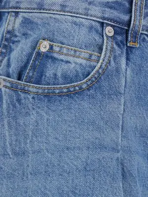 Jacquemus Le De-nîmes Ovalo High-waisted Wide-leg Jeans