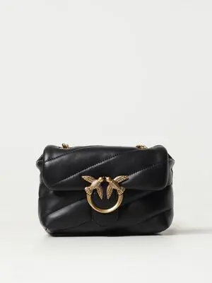 Pinko Quilted Leather Mini Bag With Chain Strap