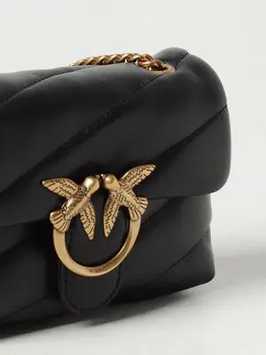 Pinko Quilted Leather Mini Bag With Chain Strap