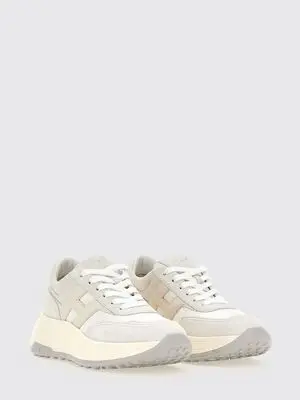 Hogan H669 Suede And Mesh Sneakers
