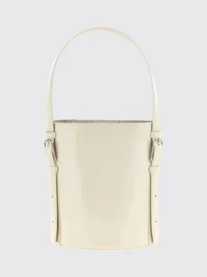 Coperni Patent Leather Bucket Bag - Beige
