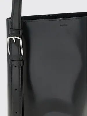 Coperni Patent Leather Bucket Bag - Black