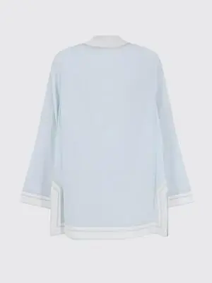 Tory Burch Long Sleeve Tunic Dress - Blue 1