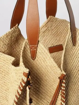 Isabel Marant Étoile Tampa Raffia And Leather Bag