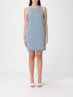 Pinko Embellished Denim Dress - Blue