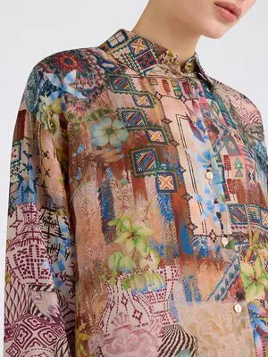 Momoni Printed Silk Shirt