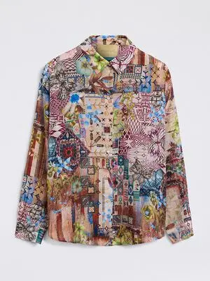 Momoni Printed Silk Shirt