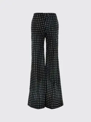 Ermanno Scervino Polka Dot Silk Flared Pants