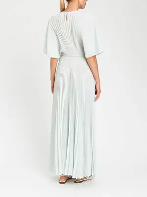 TWINSET Pleated Crêpe Long Dress