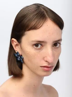 Marni Jewel Earrings - Cobalt