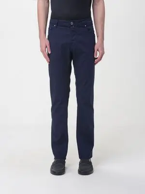 Jacob Cohen Slim Fit Stretch Cotton Trousers - Blue