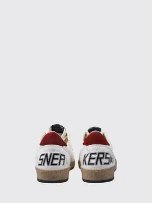 GOLDEN GOOSE Ball Star Leather Sneakers With Crackle-effect Details