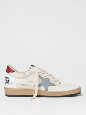 GOLDEN GOOSE Ball Star Leather Sneakers With Crackle-effect Details